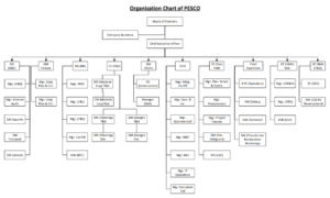 Organization Chart of PESCO - Pesco Online Bills