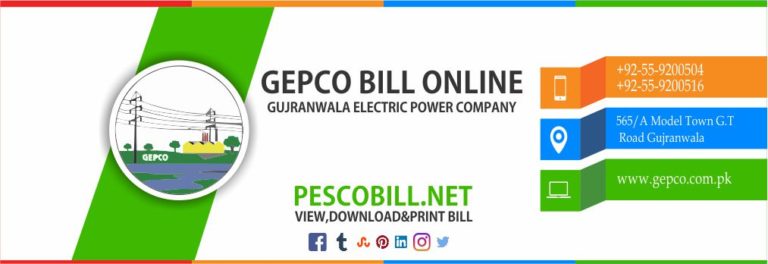 GEPCO ONLINE BILL - Pesco Online Bills